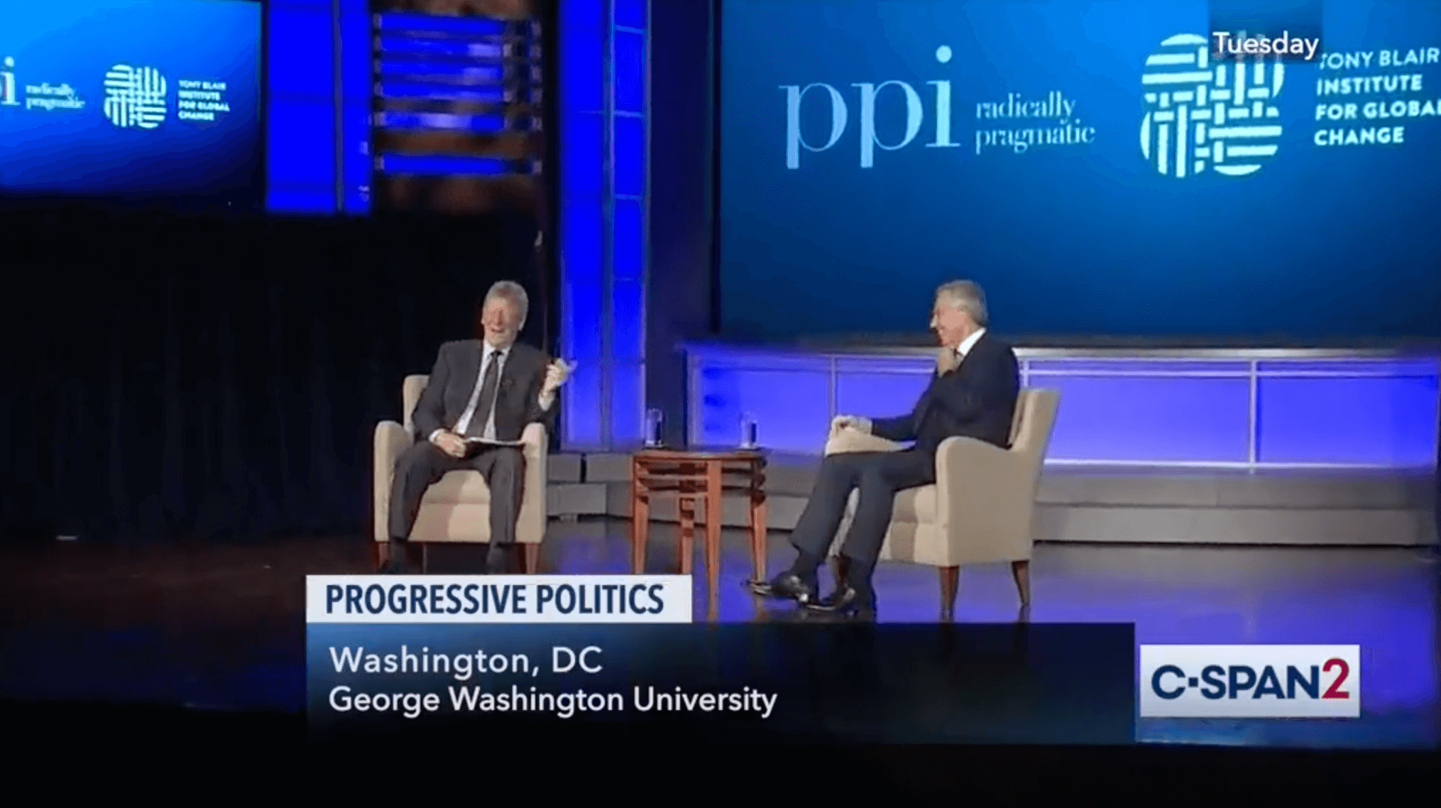 Progressive Policy Institute WATCH: A Conversation with Tony Blair in ...