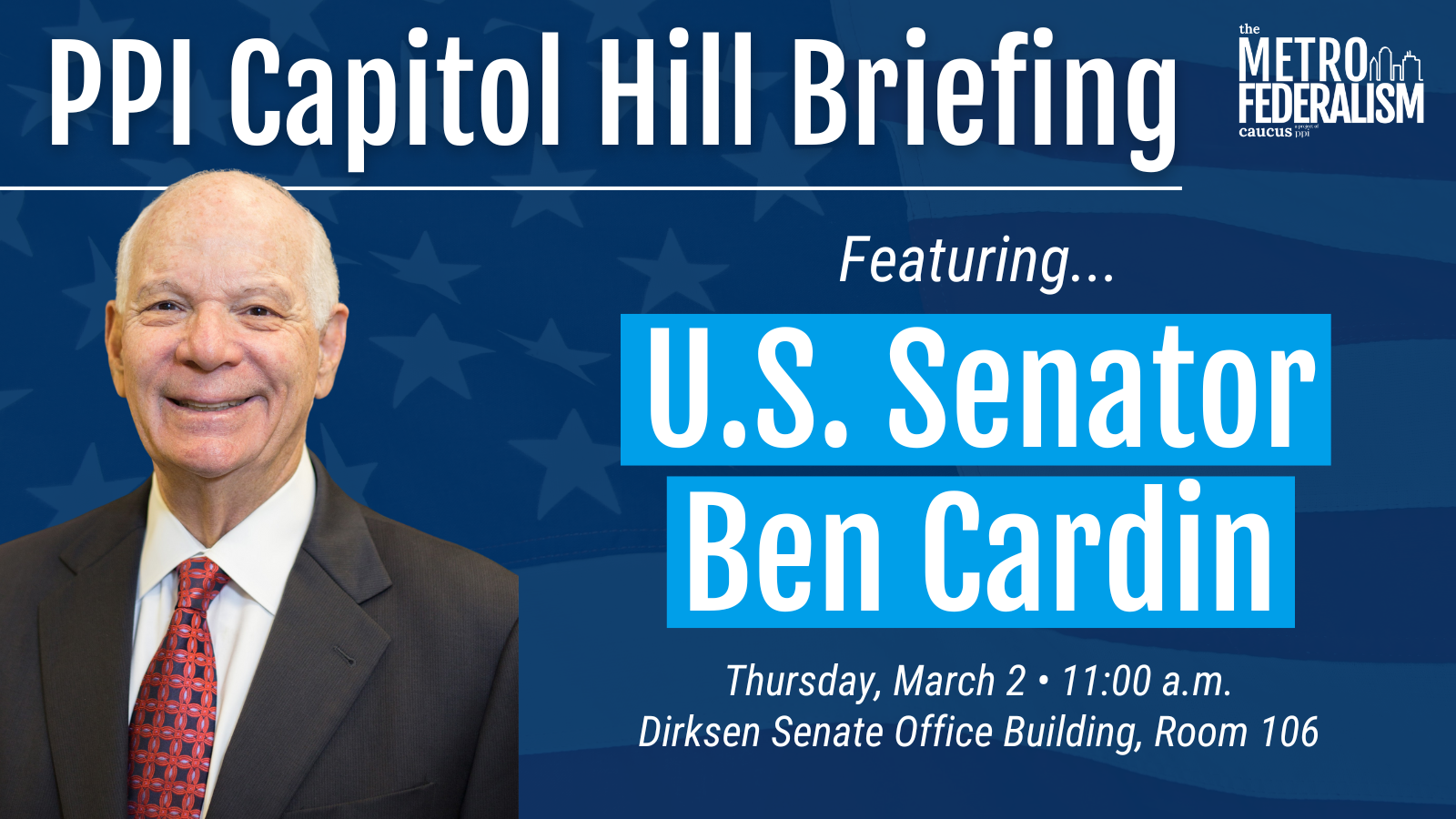 Capitol Hill Briefing on New Report from PPI's Metro Federalism Caucus ...