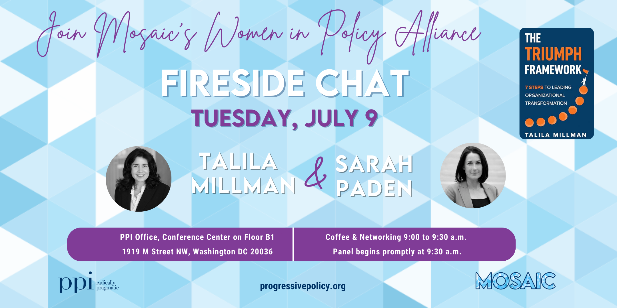 Women in Policy Alliance: Fireside Chat with Author Talila Millman ...